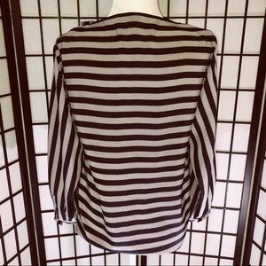 jaeger | Tops | Vintage Jaeger Striped Blouse | Poshmark